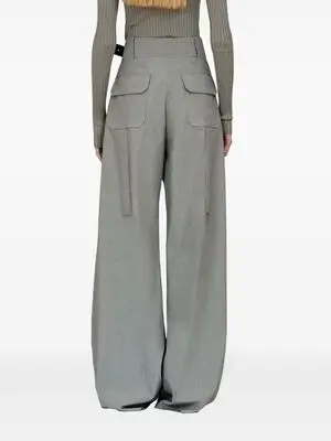 FERRAGAMO Canvas Palazzo Trousers