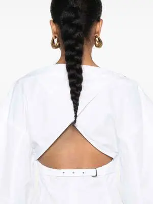 Jacquemus Chemise Mini Dress - White
