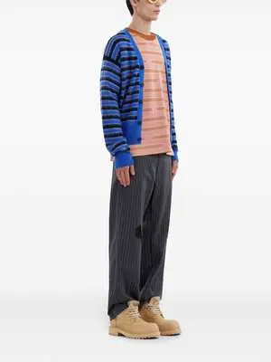 Marni Striped V-neck Cardigan