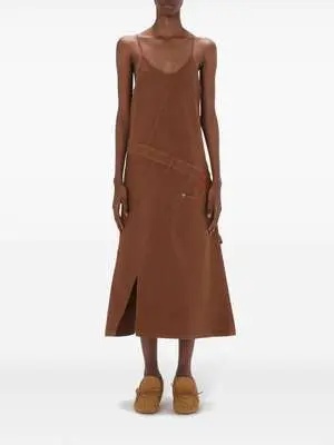JW Anderson Logo-appliqué Midi Dress