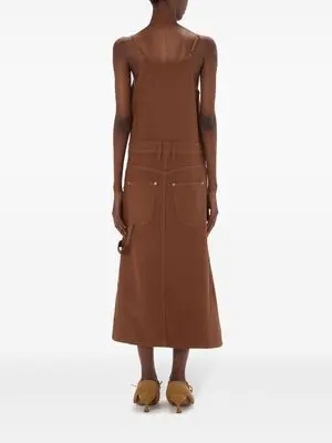 JW Anderson Logo-appliqué Midi Dress