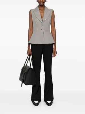 GENNY Tailored Bootcut Trousers - Blue