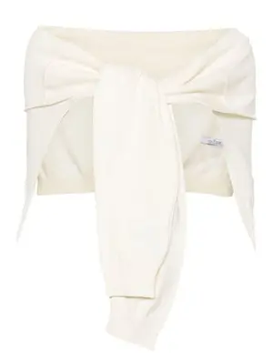 Rokh Tie-fastening Scarf - White