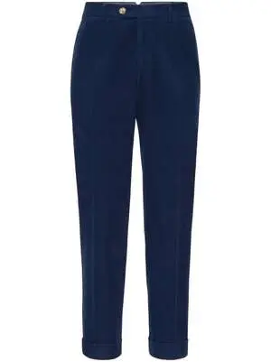 Brunello Cucinelli Corduroy Chino Trousers - Blue