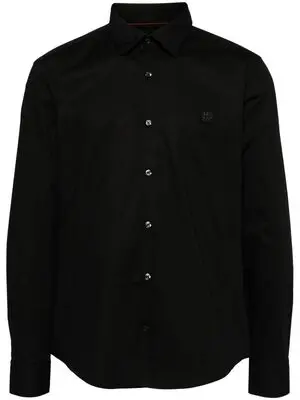 Hugo Logo Patch Slim Fit Shirt