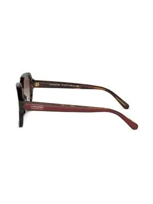 COACH Square-frame Sunglasses - Brown