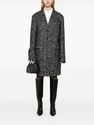 Dsquared2 Herringbone Wool-blend Coat