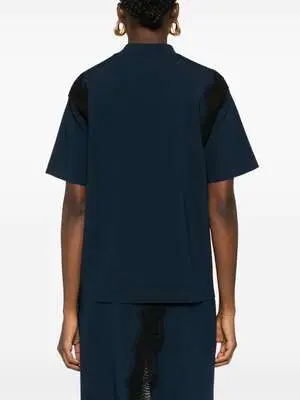 Stella McCartney Lace-inserts High-neck T-shirt