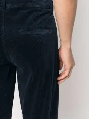 Aspesi Straight Leg Corduroy Trousers - Blue