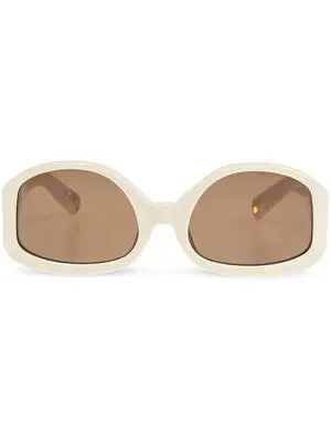 Jacquemus Colapso Sunglasses - Neutrals