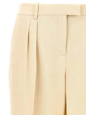 TOM FORD Pleated Silk And Wool Pants