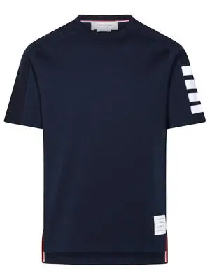 Thom Browne Cotton T Shirt - Navy