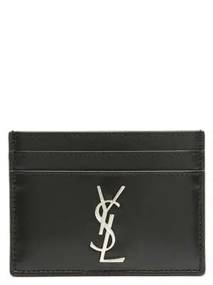 Saint Laurent Monogramme' Card Holder - Black