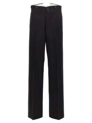 MAISON MARGIELA Strap Wool Trousers