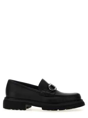 FERRAGAMO Cocoon Leather Loafers