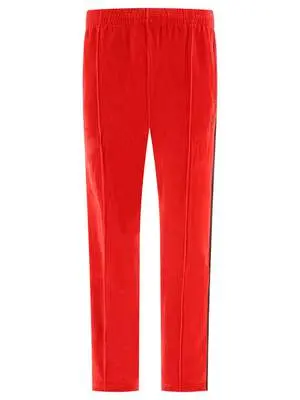 Needles Velour Track Trousers - Red