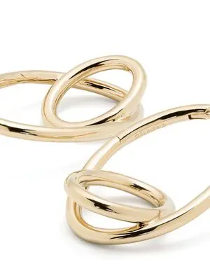 OTIUMBERG 14ct Vermeil Spiralis Hoop Earrings - Gold