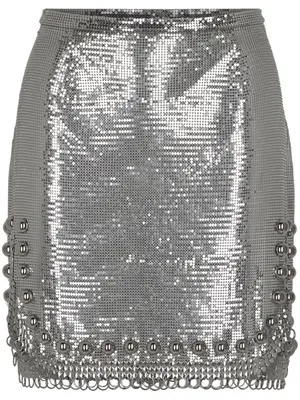 Paco Rabanne High Rise Skirts