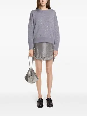 Rabanne Stud-embellished Mini Skirt