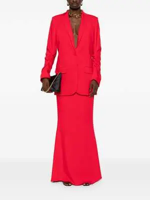 STYLAND Pencil Maxi Skirt - Red