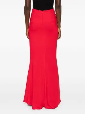 STYLAND Pencil Maxi Skirt - Red