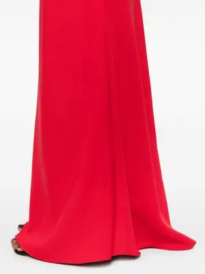 STYLAND Pencil Maxi Skirt - Red