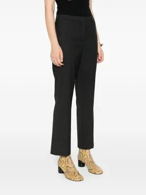 SEMICOUTURE Slim-leg Cropped Trousers - Grey