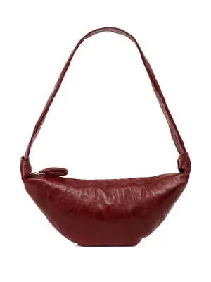 LEMAIRE Medium Croissant Cotton Bag Red