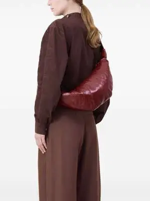 LEMAIRE Medium Croissant Cotton Bag - Red