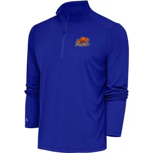 ANTIGUA Bucknell Bison Tribute Quarter-zip Top - Blue