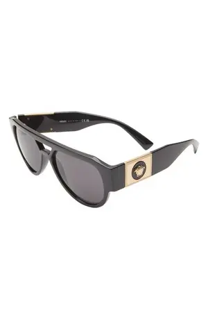 Versace 57mm Pilot Sunglasses
