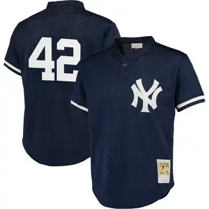Mitchell & Ness Mariano Rivera New York Yankees Cooperstown Collection Big & Tall Mesh Batting Practice Jersey - Navy