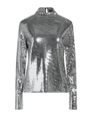 Maje Metallic Knit Top