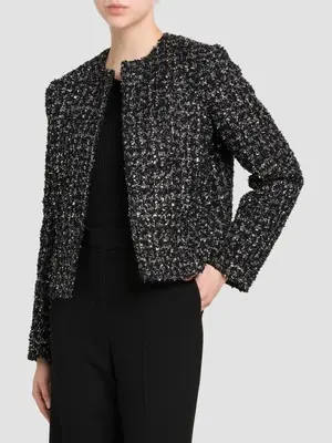 Kiton Metallic Tweed Jacket