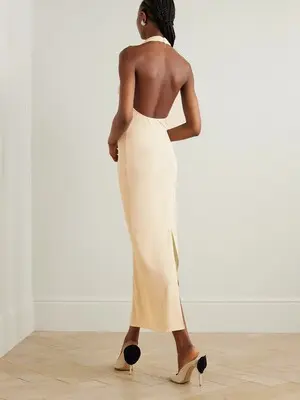 Magda Butrym Stretch-jersey Halterneck Midi Dress