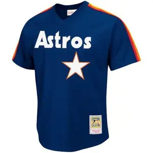 Mitchell & Ness Nolan Ryan Houston Astros Cooperstown Collection Mesh Batting Practice Jersey