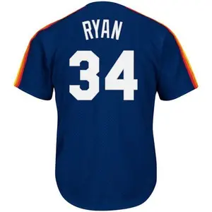 Mitchell & Ness Nolan Ryan Houston Astros Cooperstown Collection Mesh Batting Practice Jersey