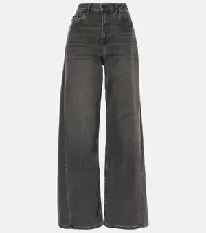 Ag Mid-rise Wide-leg Jeans