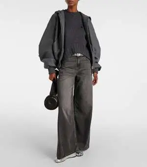 Ag Mid-rise Wide-leg Jeans