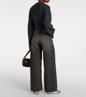 Ag Mid-rise Wide-leg Jeans