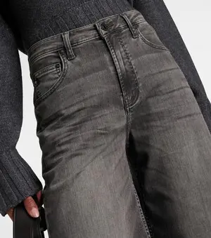 Ag Mid-rise Wide-leg Jeans