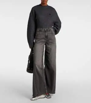 Ag Mid-rise Wide-leg Jeans