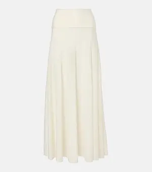 White Wool Skirts