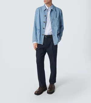 Dries Van Noten Denim Overshirt - Blue