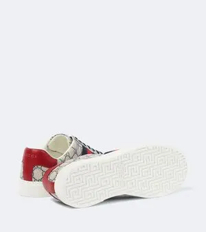 Gucci Ace Canvas Sneakers - Beige