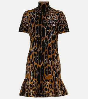AZZEDINE ALAIA Alaïa Jacquard Minidress
