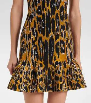 AZZEDINE ALAIA Alaïa Jacquard Minidress
