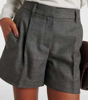 Brunello Cucinelli Wool Shorts