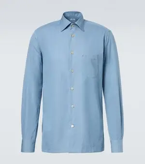 Kiton Cotton Shirt - Blue