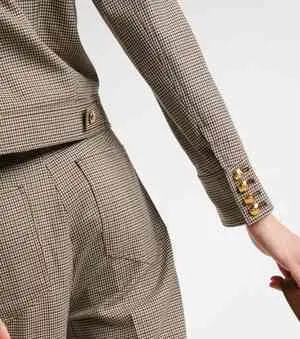 NILI LOTAN Lise Cropped Virgin Wool Jacket